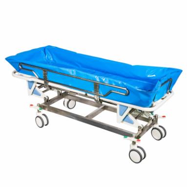 Best PX-XY-3 Height Adjustable Manual Shower Trolley For Patients ...